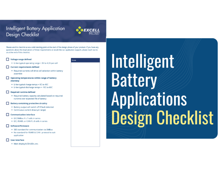Intelligent Battery Application Design Checklist - Site Graphic ...